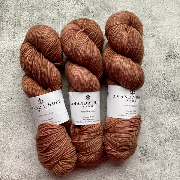 Fawn, Aussie Extra Fine Fingering or Aussie Extra Fine Sock with Nylon ...